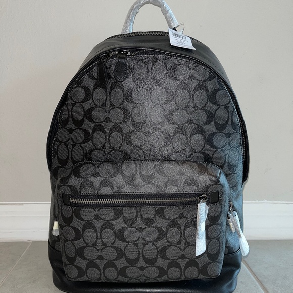 Coach | Bags | Coach West Backpack In Signature Canvas Bnwt | Poshmark